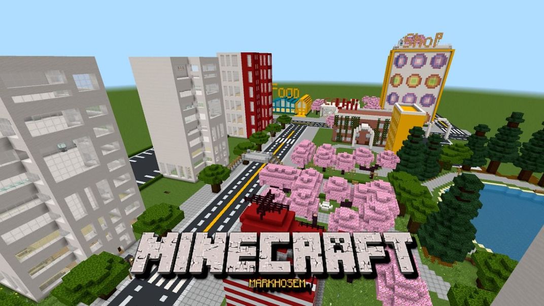 꾸그 - 마인크래프트 중급 : 도시 12가지 건축물 짓기